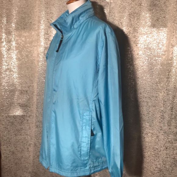 L.L. Bean | Jackets & Coats | Ll Bean Light Blue Rain Jacket | Poshmark
